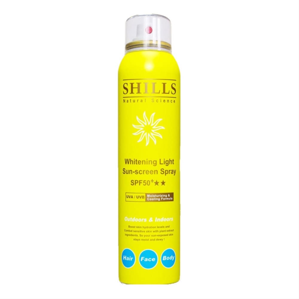 Shills Whitening Light Sunscreen Spray SPF50 180ml WT2 | Shopee Malaysia