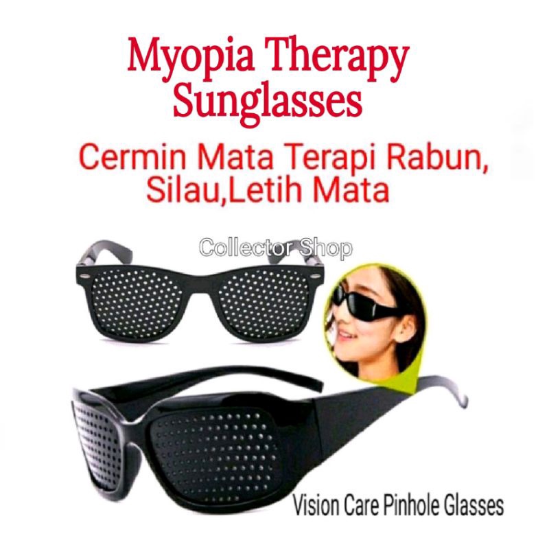Myopia Therapy Sunglasses Cermin Mata Terapi Rabun Silau Cahaya letih ...