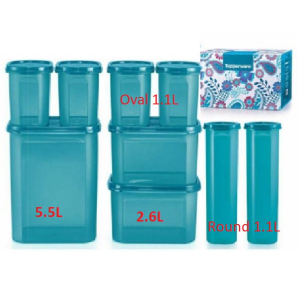 Tupperware: Modular Mates Essential Set With Modular Mates Round V Set ...