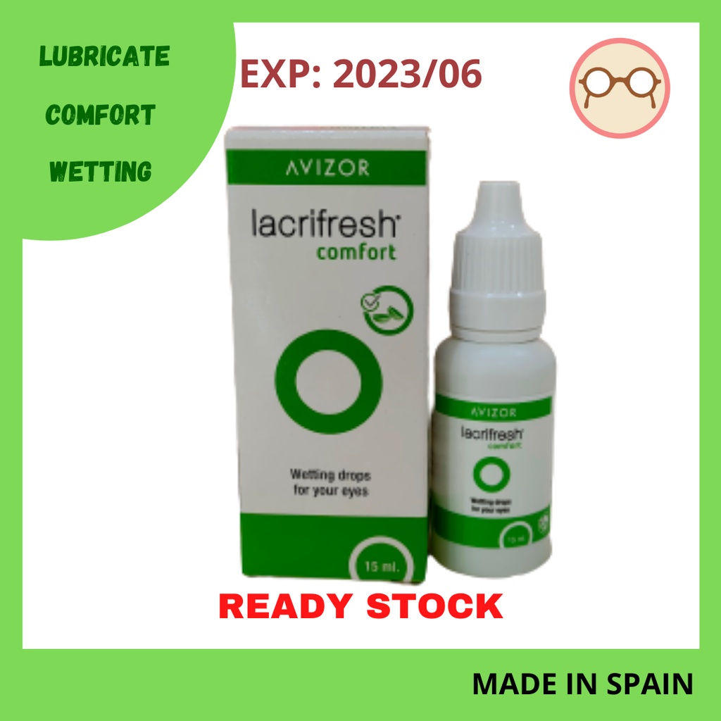Avizor Lacrifresh Comfort Eye Drop (15ML) | Shopee Malaysia