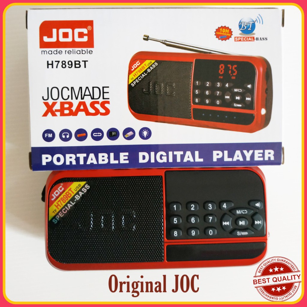 Joc Rechargable new Design Digital Radio mp3 player Fm Radio Ready ...