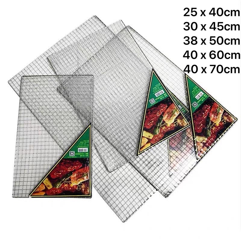 Stainless Steel Barbecue BBQ Grill Net / Outdoor Barbeque Grill Mesh ...