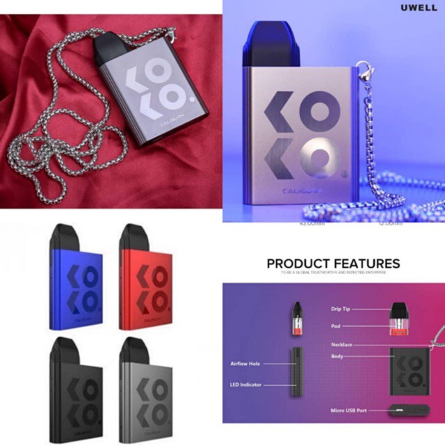 Original uwell caliburn / caliburn koko pod system kit 11w built in ...