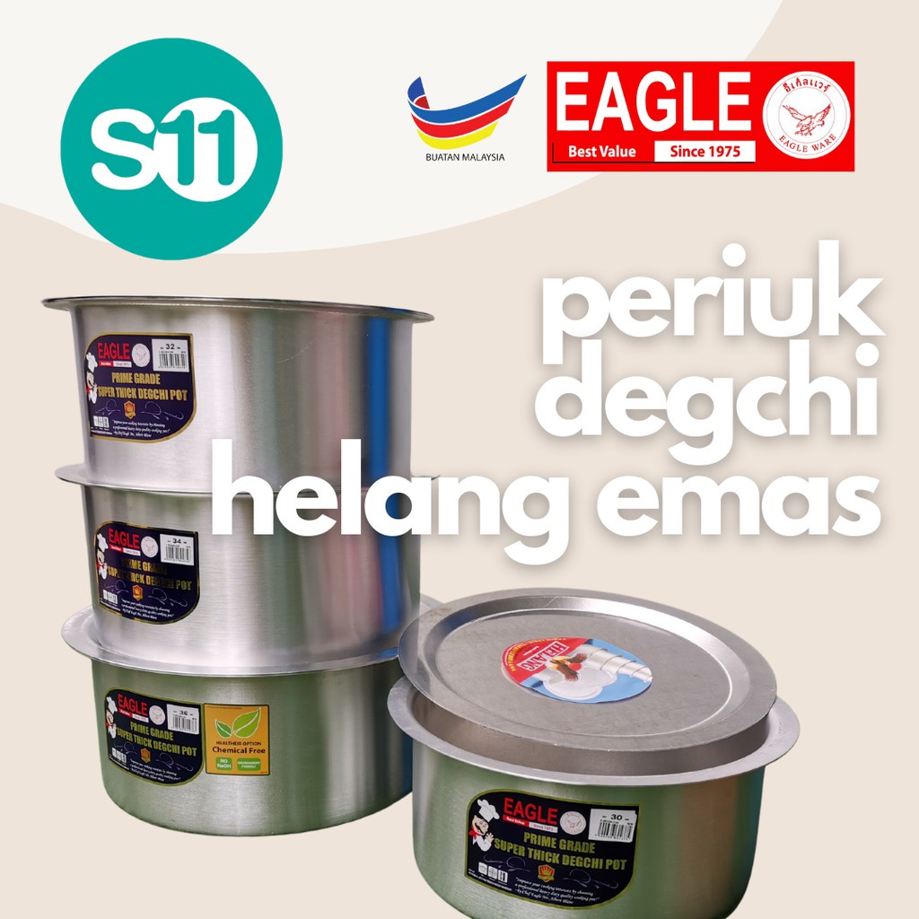 Periuk Degchi Eagleware Cap Helang Emas Super Thick Degchi Pot D30cm ... Periuk Degchi Eagleware Cap Helang Emas Super Thick Degchi Pot D30cm ...
