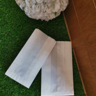 PAPER BAG WAFFLE WHITE PLAIN GOODIES CANDY GIFTS BEG PISANG (100PCS ...