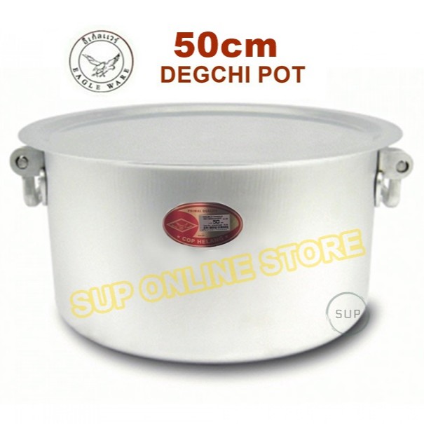 Eagle Double Handle Big Degchi Pot (50cm) / Periuk Kenduri / Periuk Cap ...