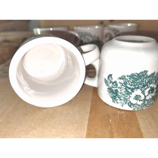 🔥READY STOCK🔥Vintage Coffee Cup Oldtown Floral Traditional Green Flower ...