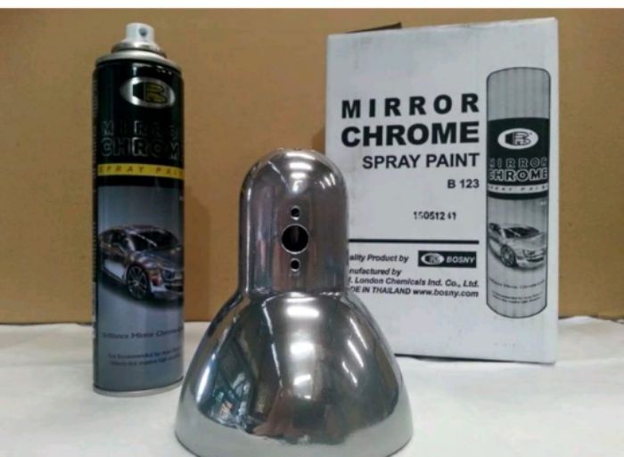 Bosny B123 Mirror Chrome Spray Paint Samurai SPRAY MOTOR Chrome Powder ... Bosny B123 Mirror Chrome Spray Paint Samurai SPRAY MOTOR Chrome Powder ...