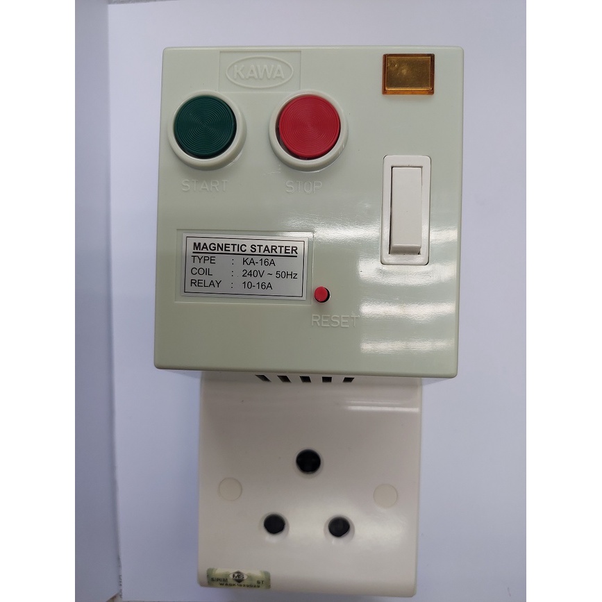 Kawa KA-16A 2HP Air-Cond Starter C/W 15A Socket Outlet & 20A DP Switch ...