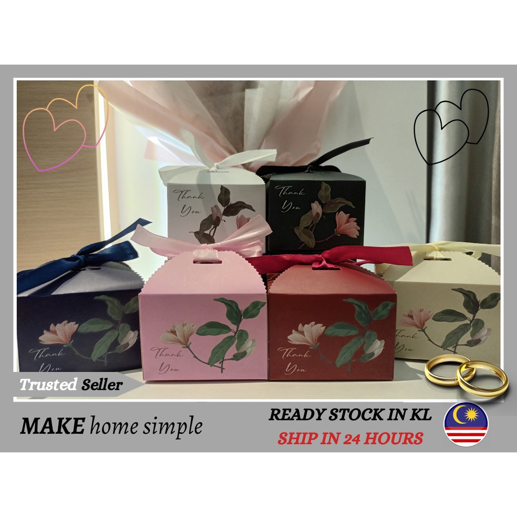 Kotak bahulu gift box kotak goodies murah kotak gula 7.5x7.x6cm kotak ...