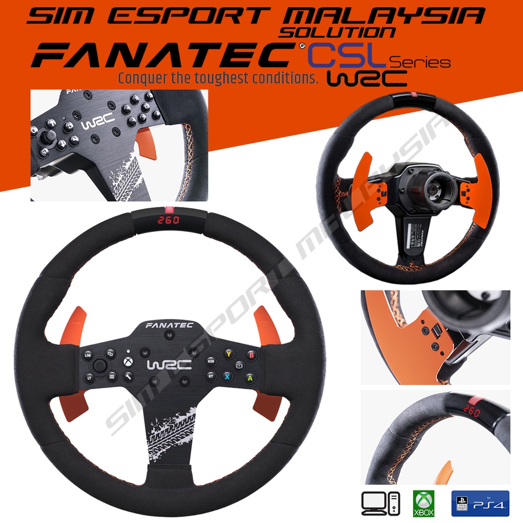 Fanatec CSL Elite WRC Wheel | Shopee Malaysia