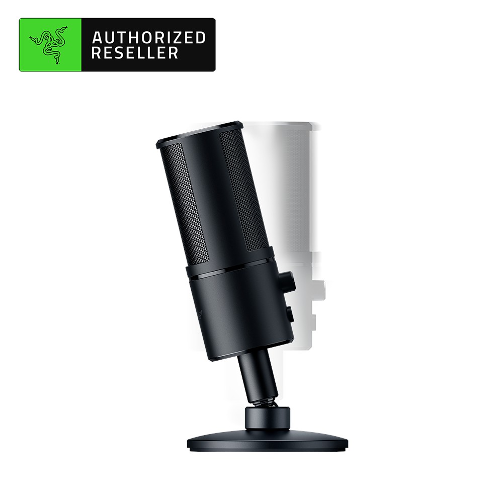 Razer Seiren Emote USB Live Streaming Microphone Emoji LED Black | PGMall