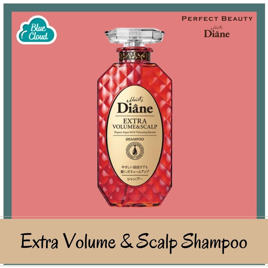 Moist Diane Shampoo for Extra Volume & Scalp 450ml Exp2026 | Shopee ...