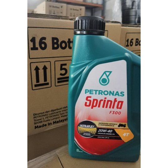 Petronas Sprinta F300 20w40 4t 100% ORIGINAL | Shopee Malaysia