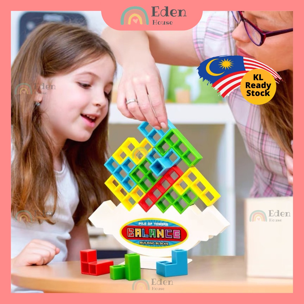 Balancing Tetris Swing Balance Bricks Building Blocks Ayunan Bata ...