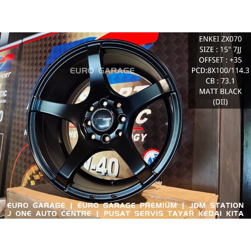 NEW RIM 15 ENKEI 5-SPOKE iriz persona saga myvi jazz city vios axia ...