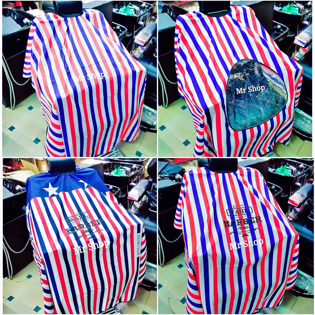 KAIN GUNTING CUTTING CAPE BARBER SALON (JALUR) | Shopee Malaysia