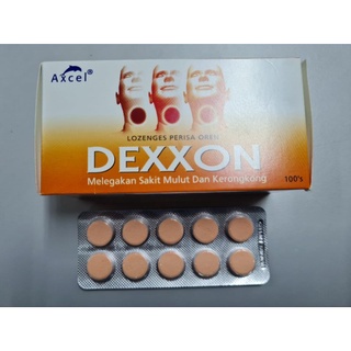 Dexxon lozenges (Gula gula hisap melegakan sakit mulut dan kerongkong ...