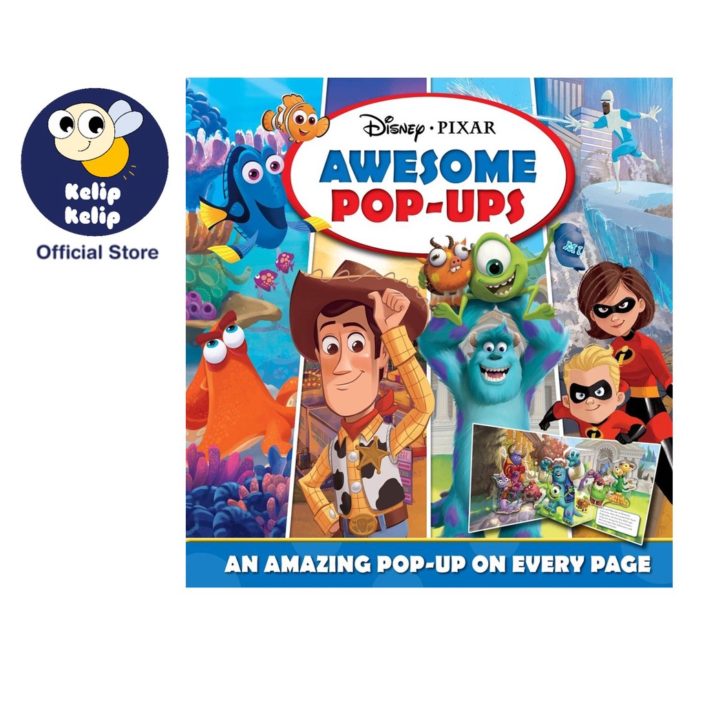 Disney Pixar Awesome Pop Up Story Book For Kids Bedtime Stories ...