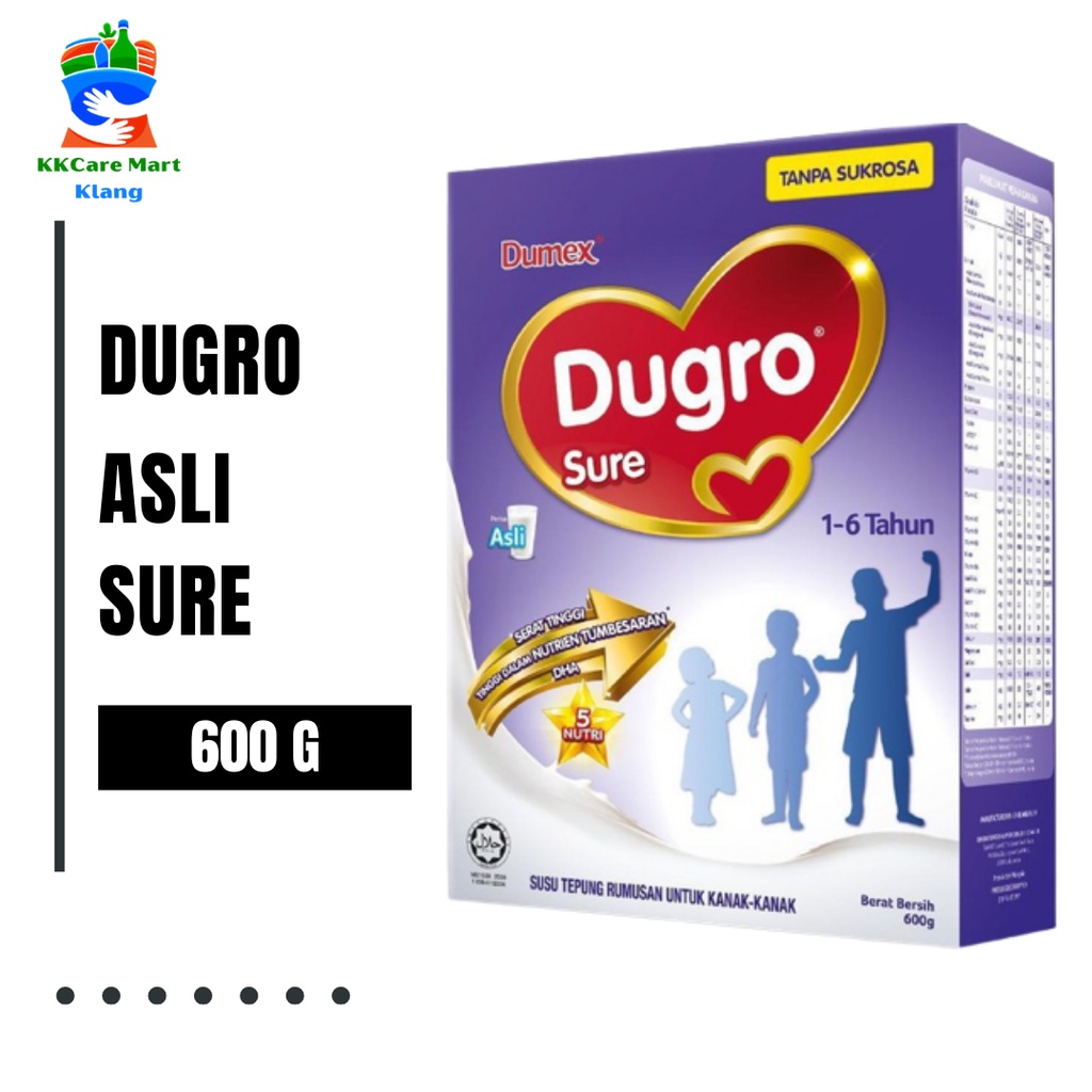 Dumex - Dugro Sure Asli For 1-6 Tahun 600g | Shopee Malaysia