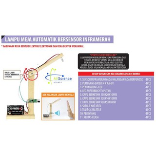 Lampu Meja Automatik Bersensor Inframerah RBT T3 | Shopee Malaysia