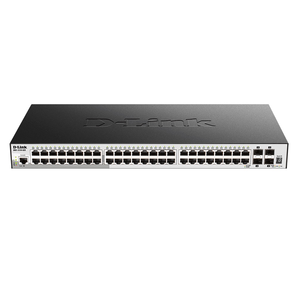 D-LINK 48 PORT GIGABIT + 4-PORT 10G SFP L3 SMART SWITCH (DGS-1510-52X) | Shopee Malaysia