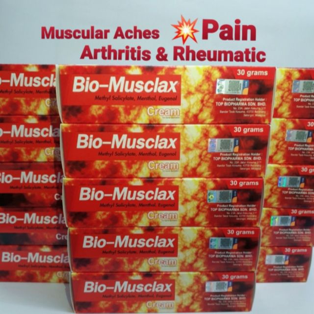 BIO-MUSCLAX CREAM 30G | Shopee Malaysia