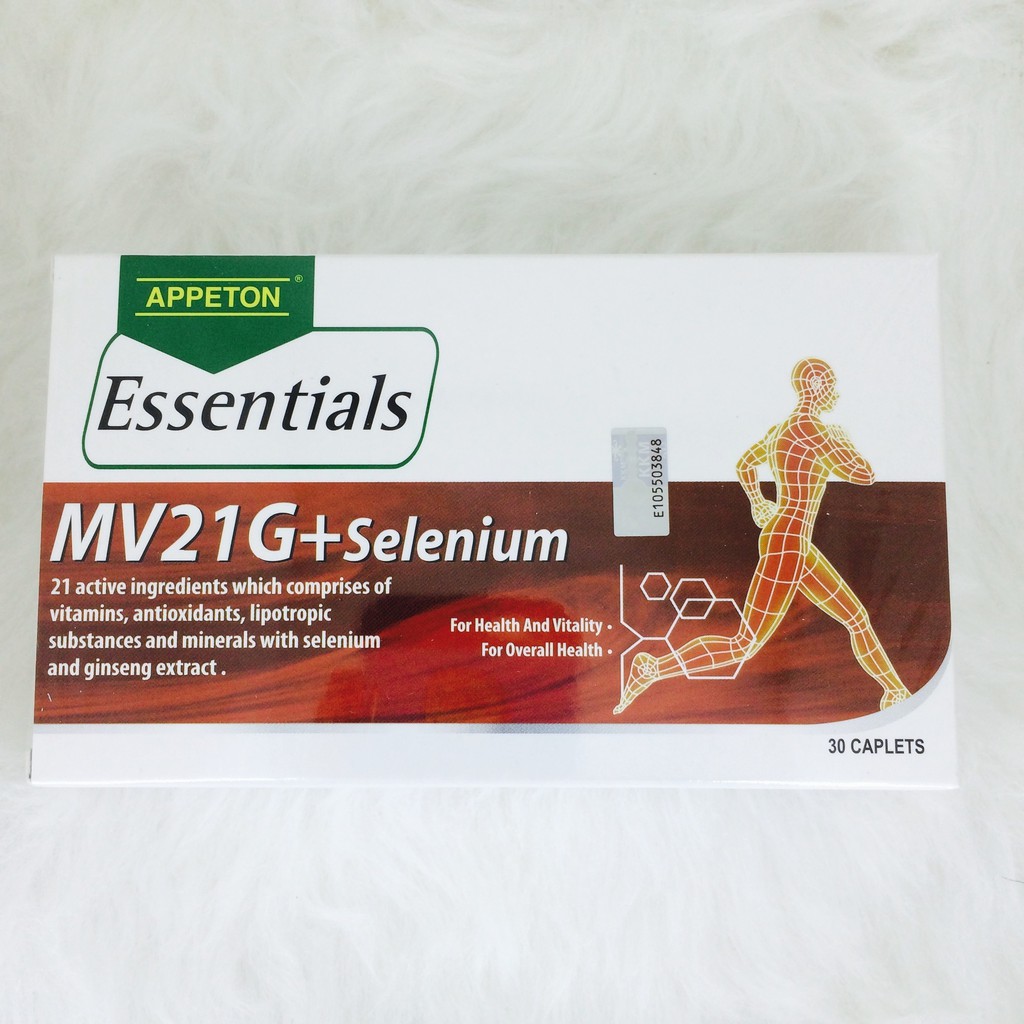Appeton Essentials MV21G+Selenium (30 caplets) | Shopee Malaysia Appeton Essentials MV21G+Selenium (30 caplets) | Shopee Malaysia
