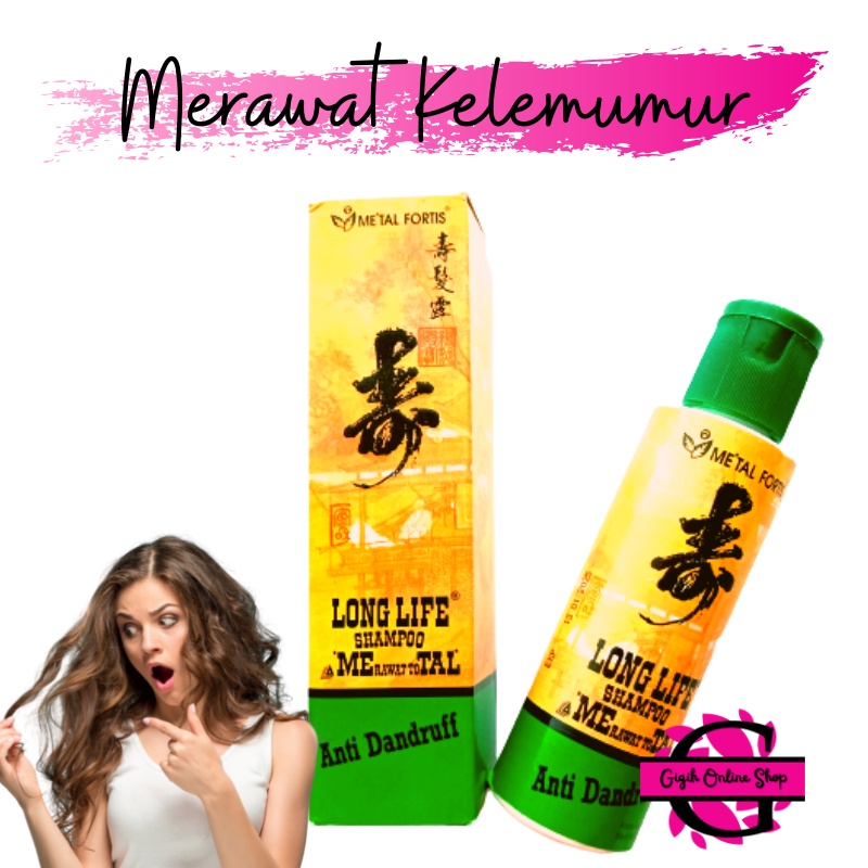 SHAMPOO LONGLIFE METAL ANTI KELEMUMUR 100ML (BOTOL HIJAU) | Shopee Malaysia