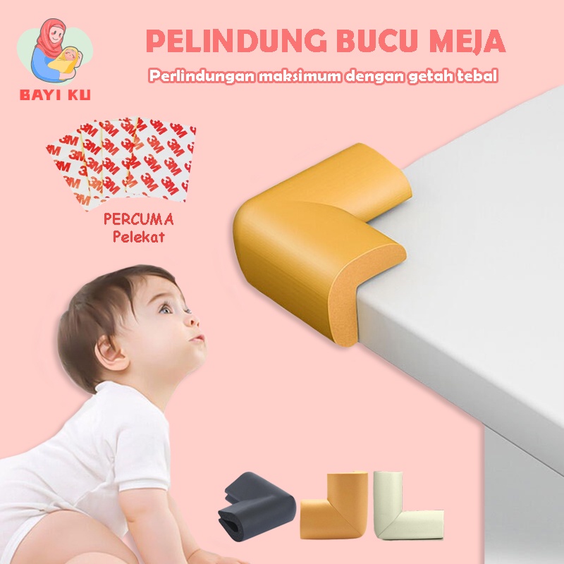 Bayiku | Pelindung Sudu Bucu Meja Keselamatan Bayi Table Corner Edge Protector Anti Collision ...