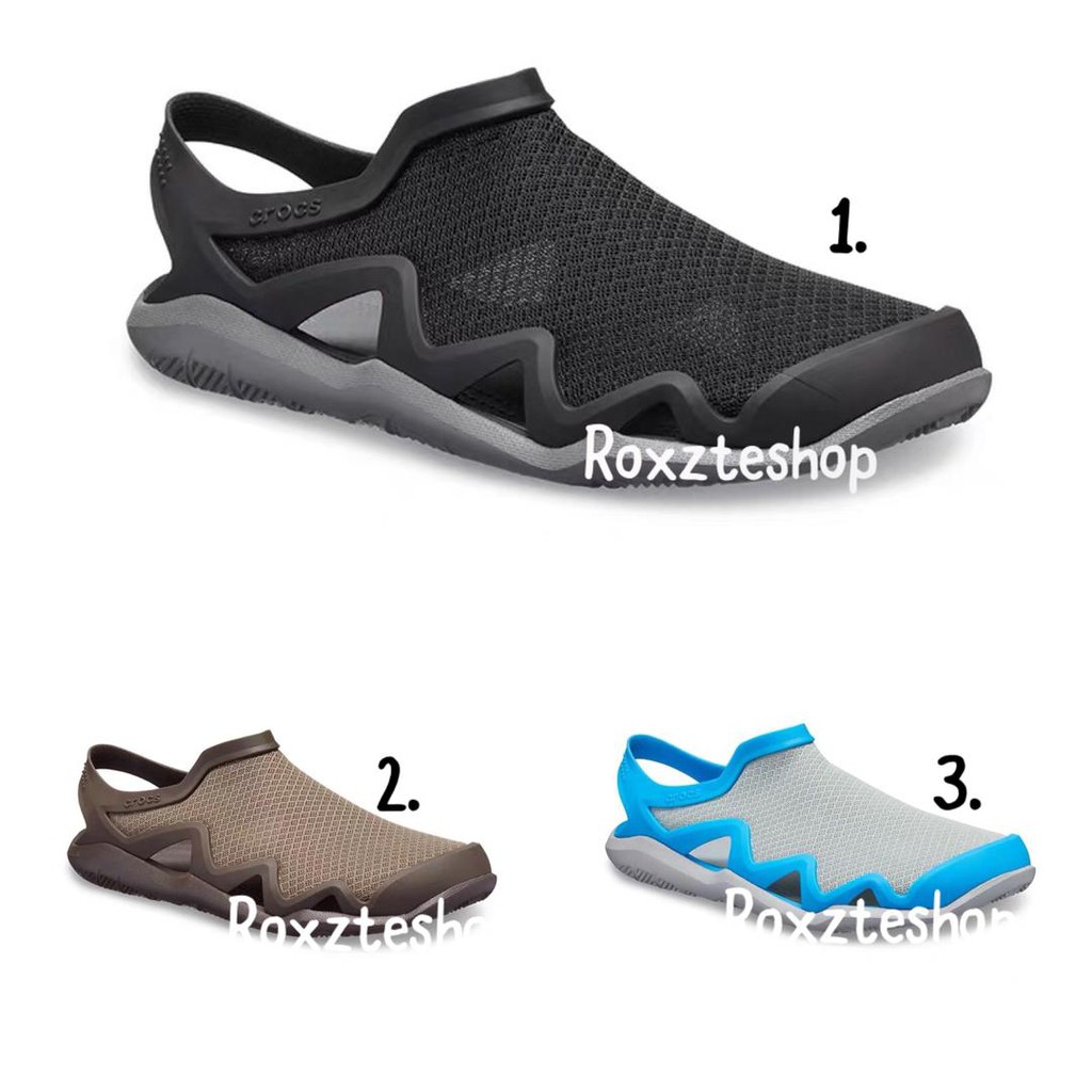 CROCS SWIFTWATER MESH WAVE AUTHENTIC ORIGINAL | Shopee Malaysia