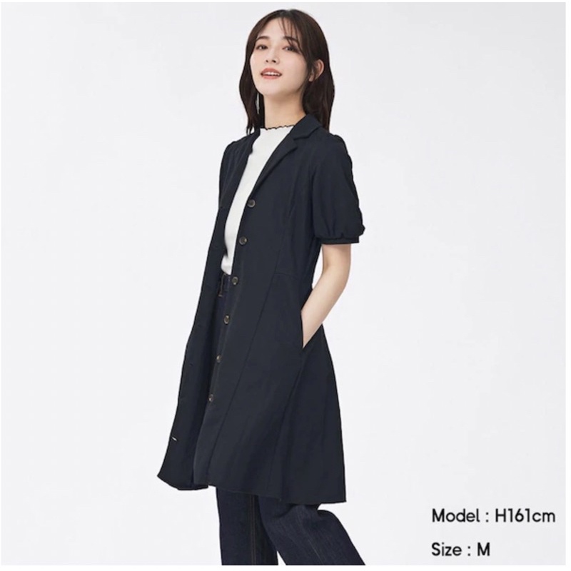 Gu Front button mini dress (short sleeves) | Shopee Malaysia