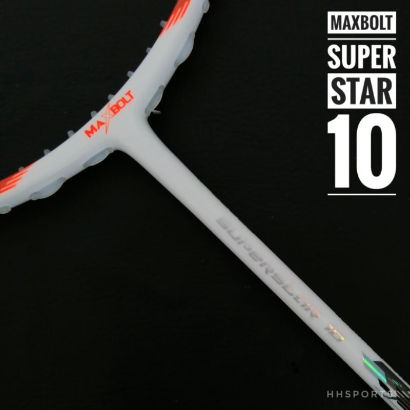 MAXBOLT RACKET SUPERSTAR 10 ( Original ) MAX TENSION 43LBS | Shopee ...