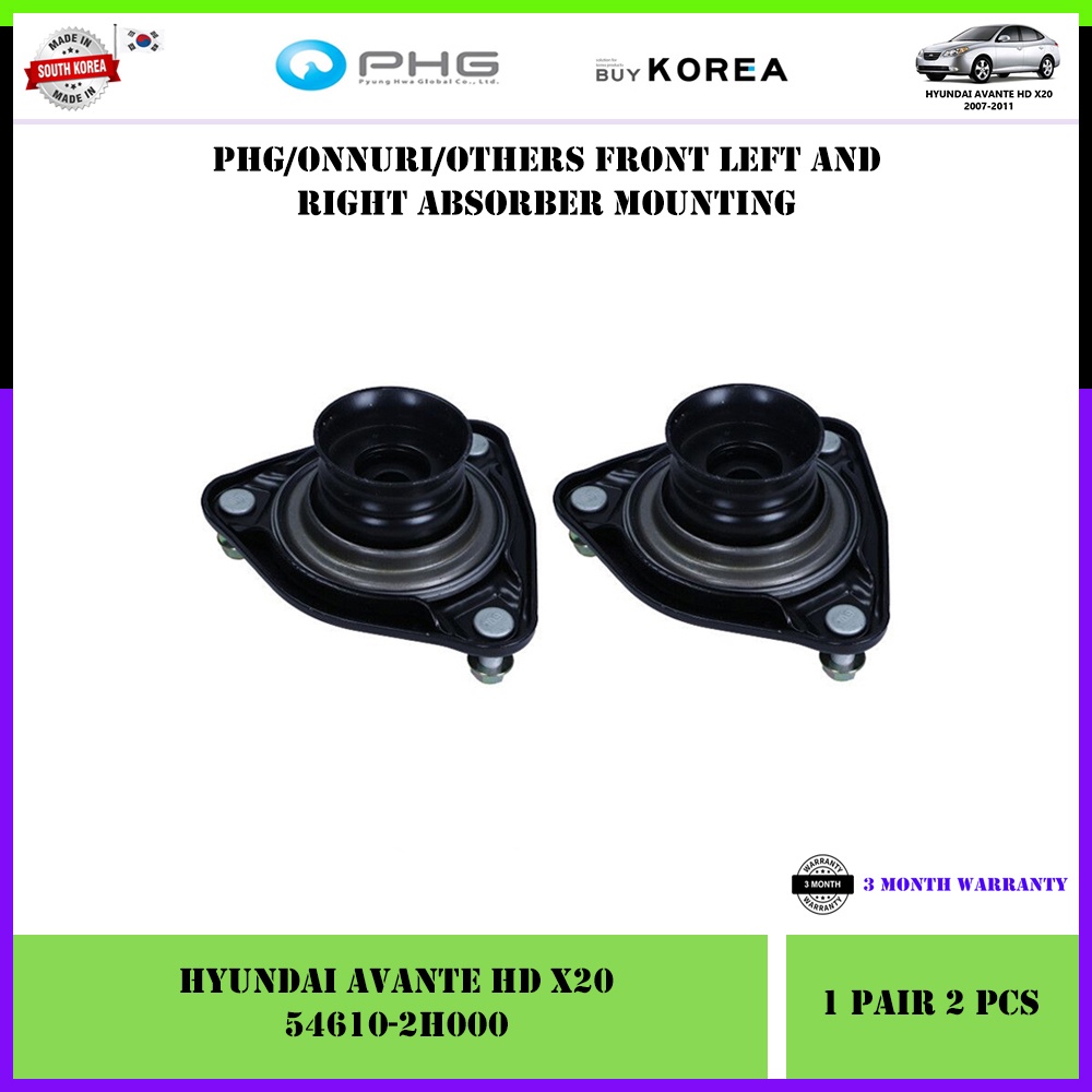 Hyundai Avante HD X20 Korea Aftermarket Front Left And Right Absorber ...
