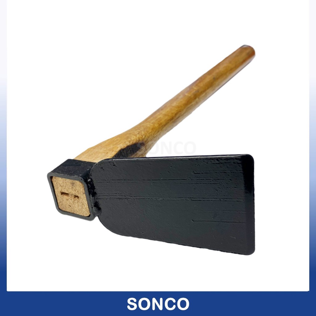 Cangkul Kayu / Besi Biru Kecil Mini Metal Hoe WITH WOOD/ STEEL Black ...