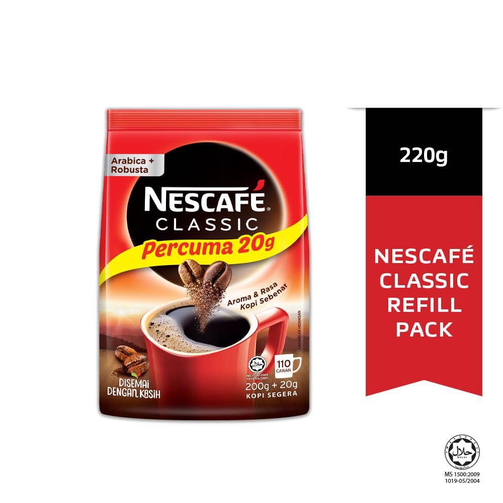 NESCAFE CLASSIC Refill, 100g & 200g | Shopee Malaysia