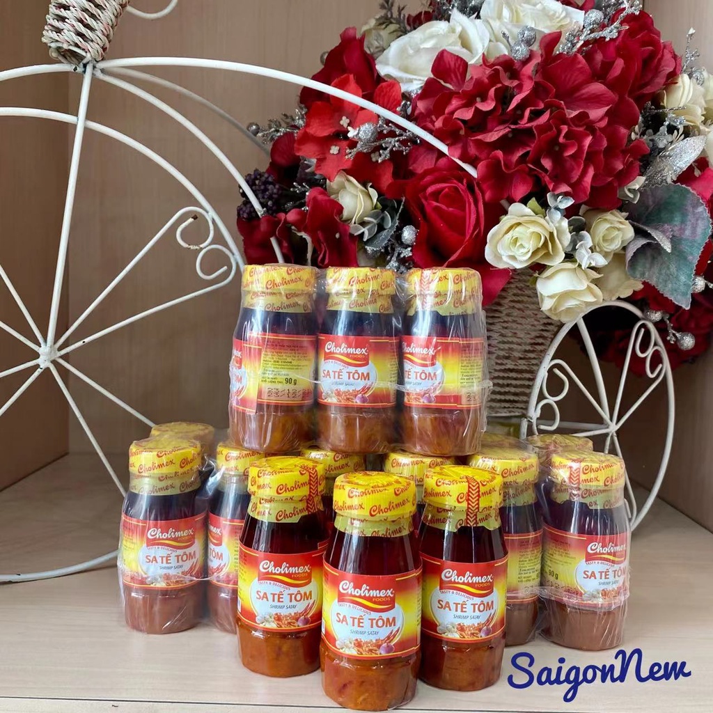 Cholimex Sate Tom - Hot chili oil with shrimp (Vietnamese) | Shopee ...