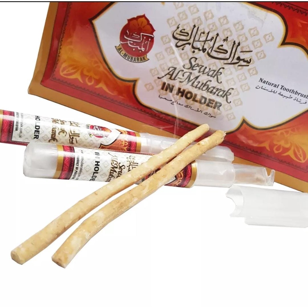 Siwak Holder Al Mubarak Original Miswak Sewak Plus Holder | Shopee Malaysia