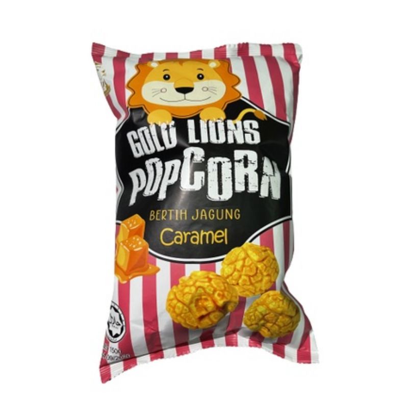READY STOCK/GOLD LIONS POPCORN classic caramel 100g | Shopee Malaysia