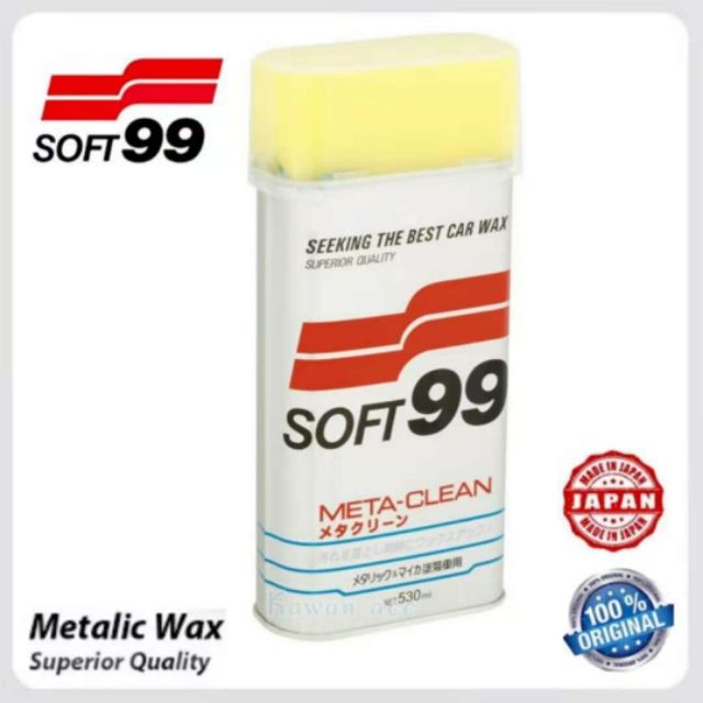 Soft 99 Meta Clean Liquid Polish & Cleaner Wax Metallic Made In Japan ...
