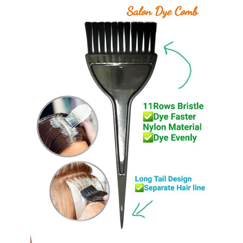 Nylon Dye Comb 11 Rows | Shopee Malaysia