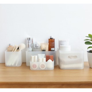 Aesthetic Desktop Storage Box Desk Skincare Organizer Jewelry Box ...