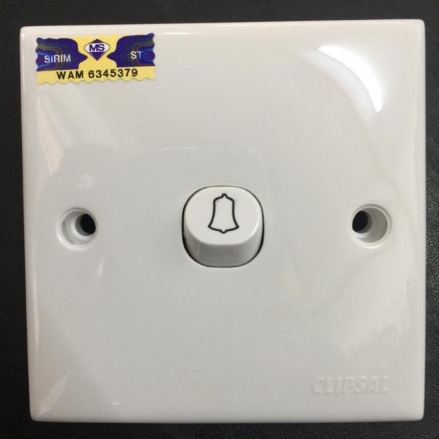 Original CLIPSAL 1 Gang Bell Switch (SIRIM) | Shopee Malaysia