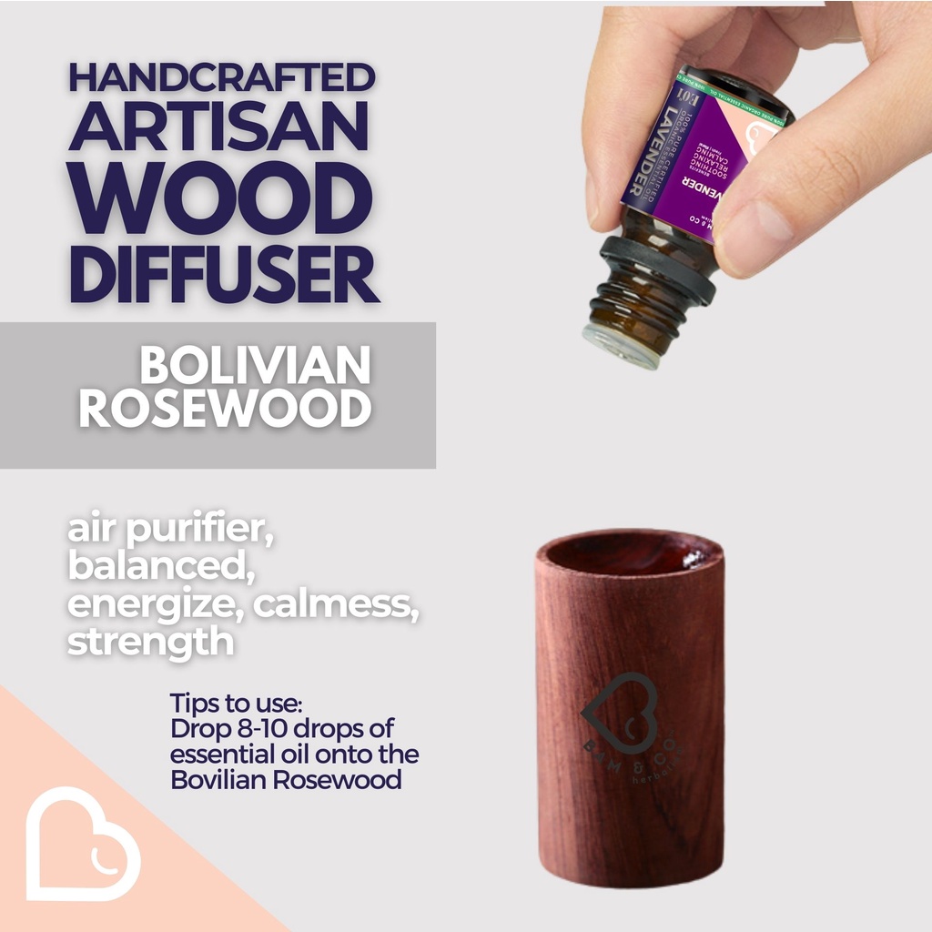 Bam & Co Bolivian Rosewood Essential Oil Diffuser | Shopee Malaysia
