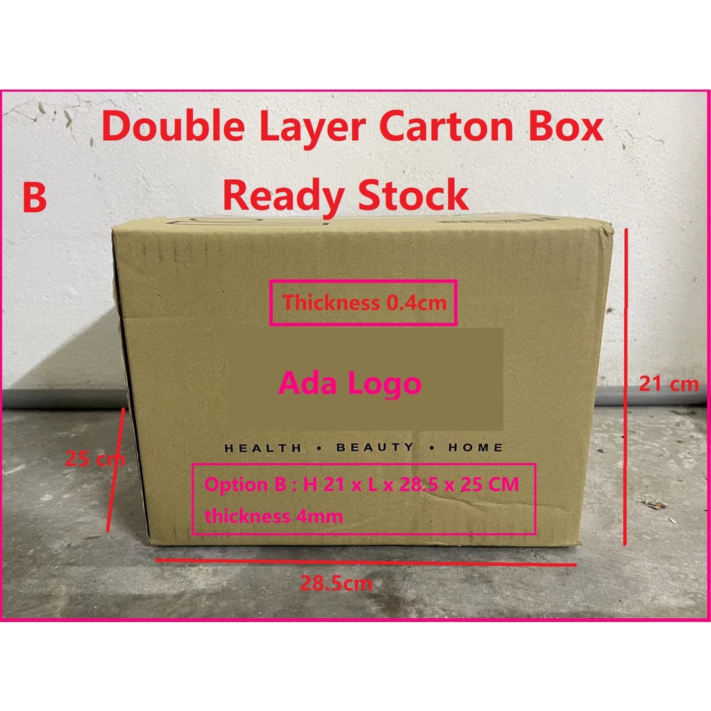 Recycle carton Box Packaging Courier Box Kotak Karton Kotak Courier ...