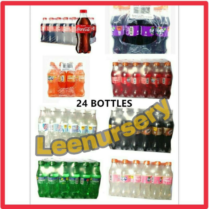SOFTDRINK COCA-COLA SPRITE FANTA A&W 24 bottle / AIR MINUMAN GAS / COCA ...