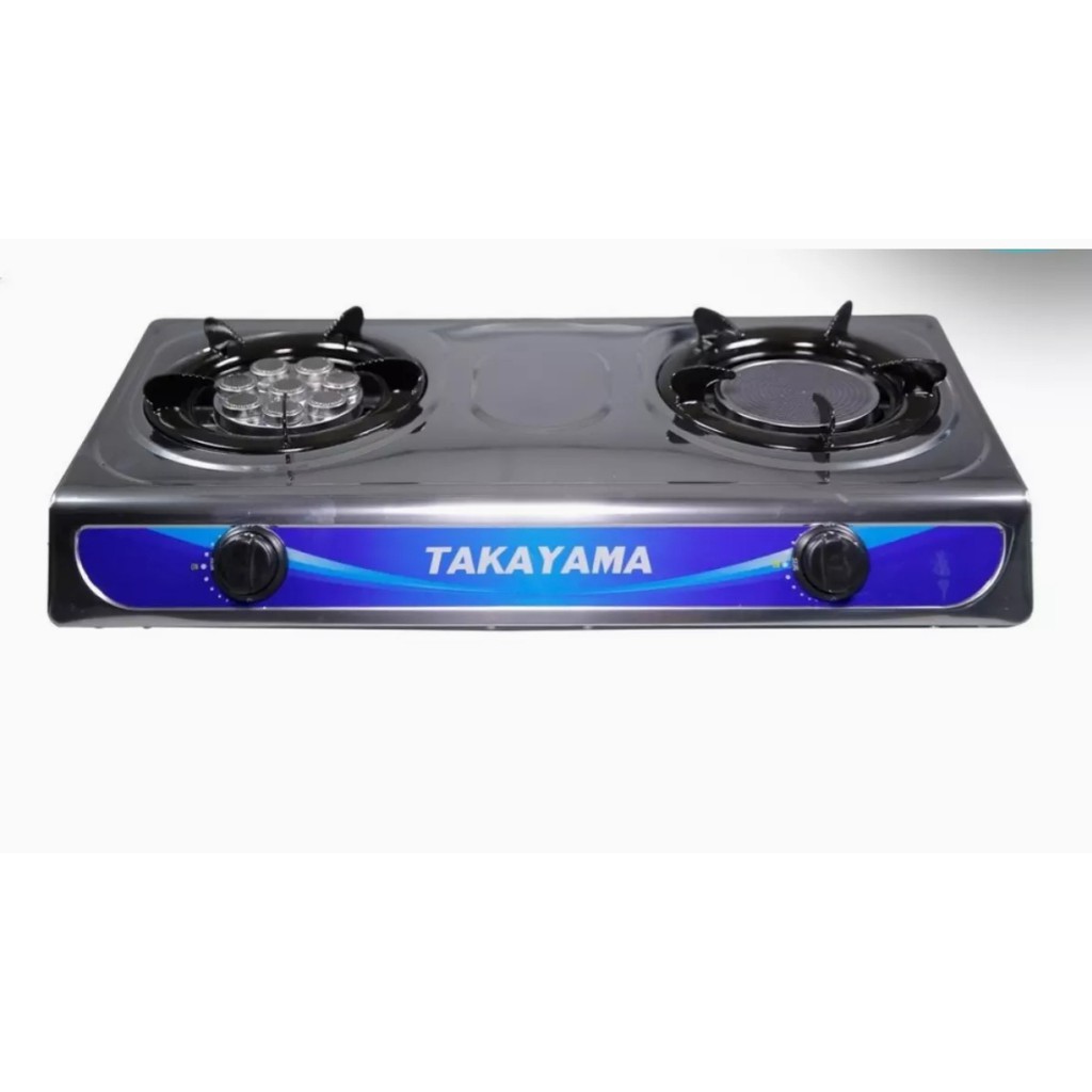 TAKAYAMA Hybrid Gas Cooker, 8 Jet Burner, Infrared Burner, Top Gas ...