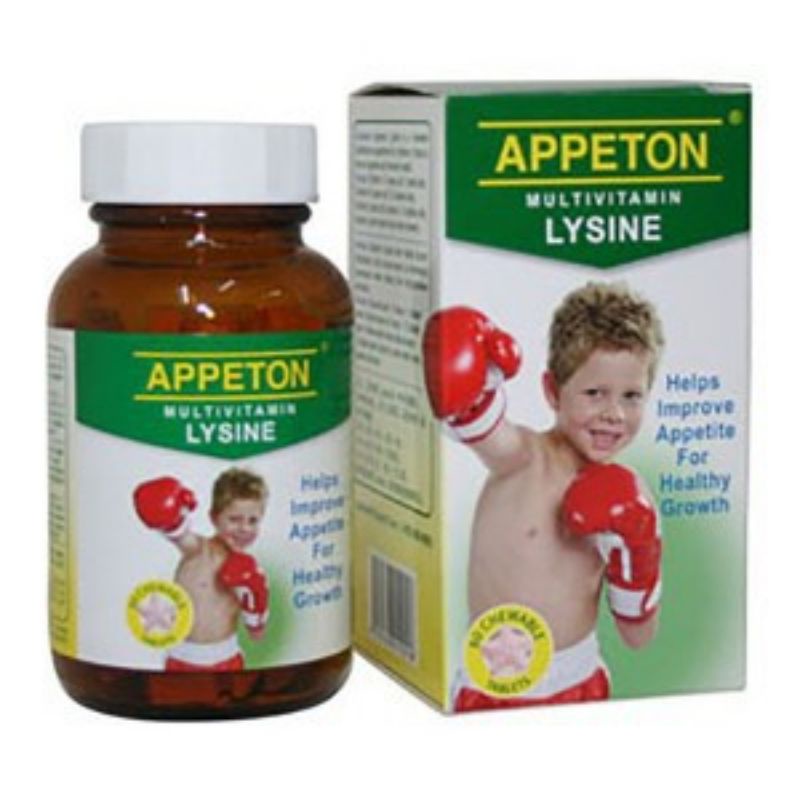 APPETON MULTIVITAMIN PLUS LYSINE TABLET 60S | Shopee Malaysia