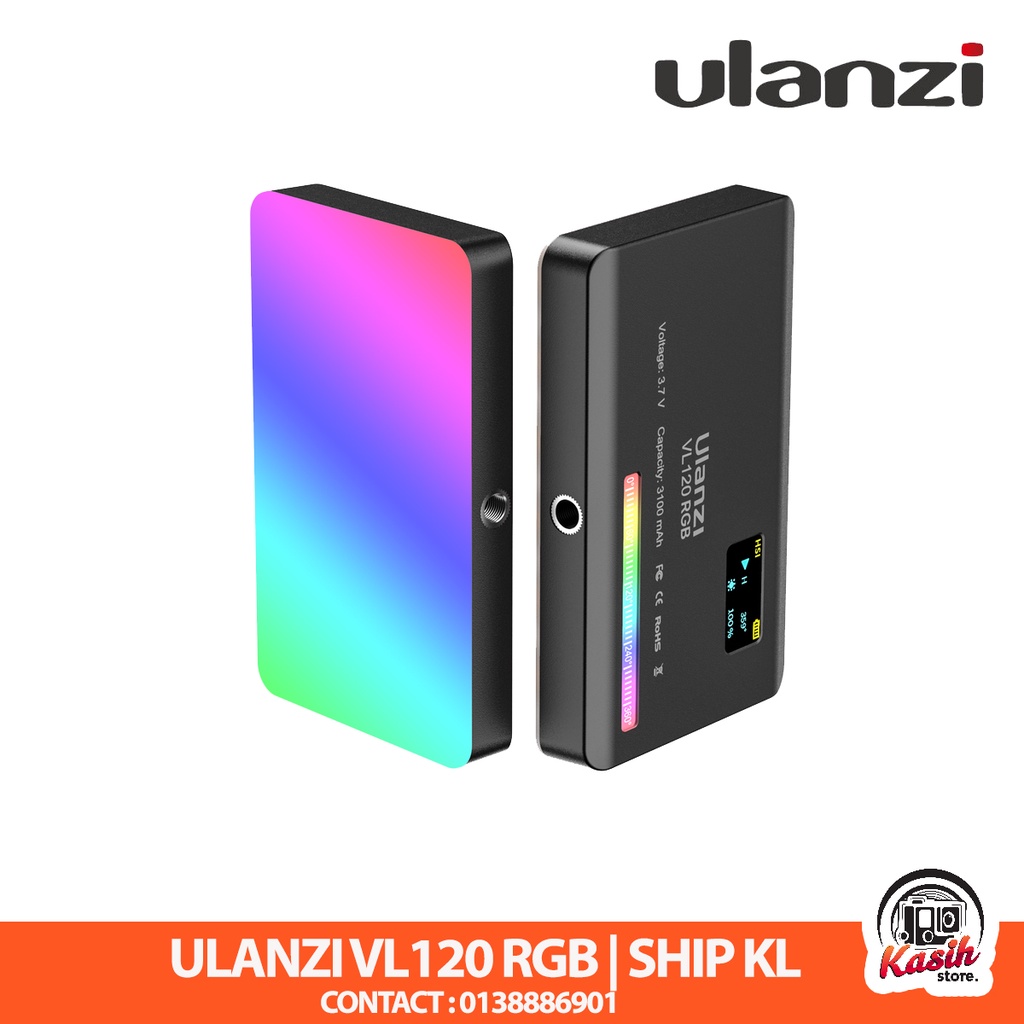 Ulanzi VL120 RGB LED Video Light | Shopee Malaysia