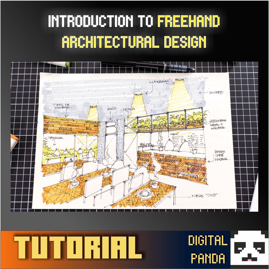 [FULL TUTORIAL] INTRODUCTION TO FREEHAND ARCHITECTURAL DESIGN | Shopee ...